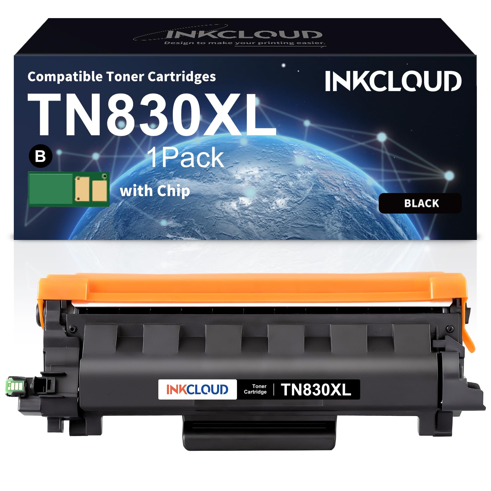 Amazon.com: INKCLOUD TN830XL Black Toner Cartridge High Yield ...