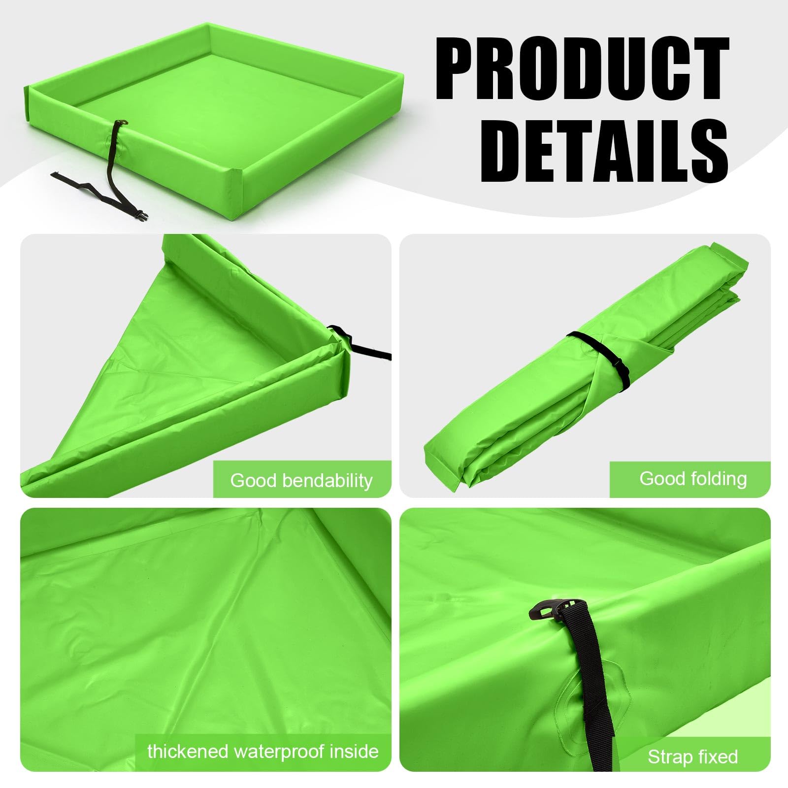 Snapklik.com : Wettarn Folding Duck Pond 4 X 4 Portable Spill ...