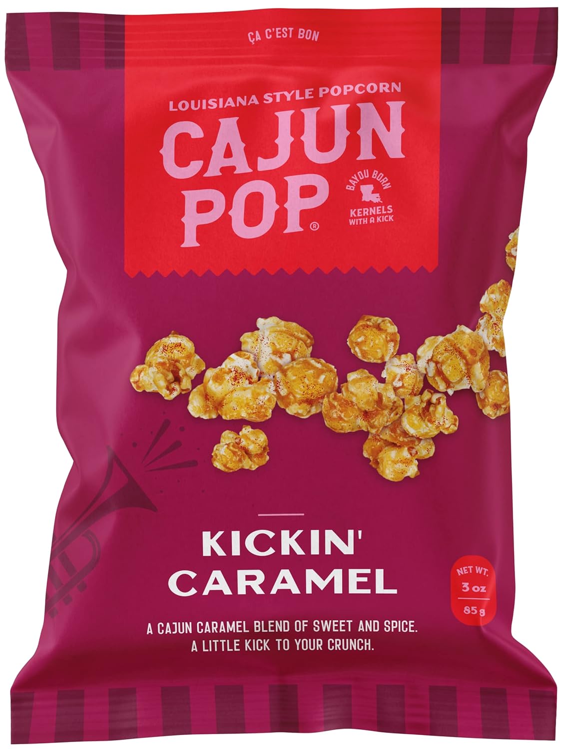 Amazon.com: Cajun Pop Gourmet Popcorn Flavored Popcorn Already Popped ...