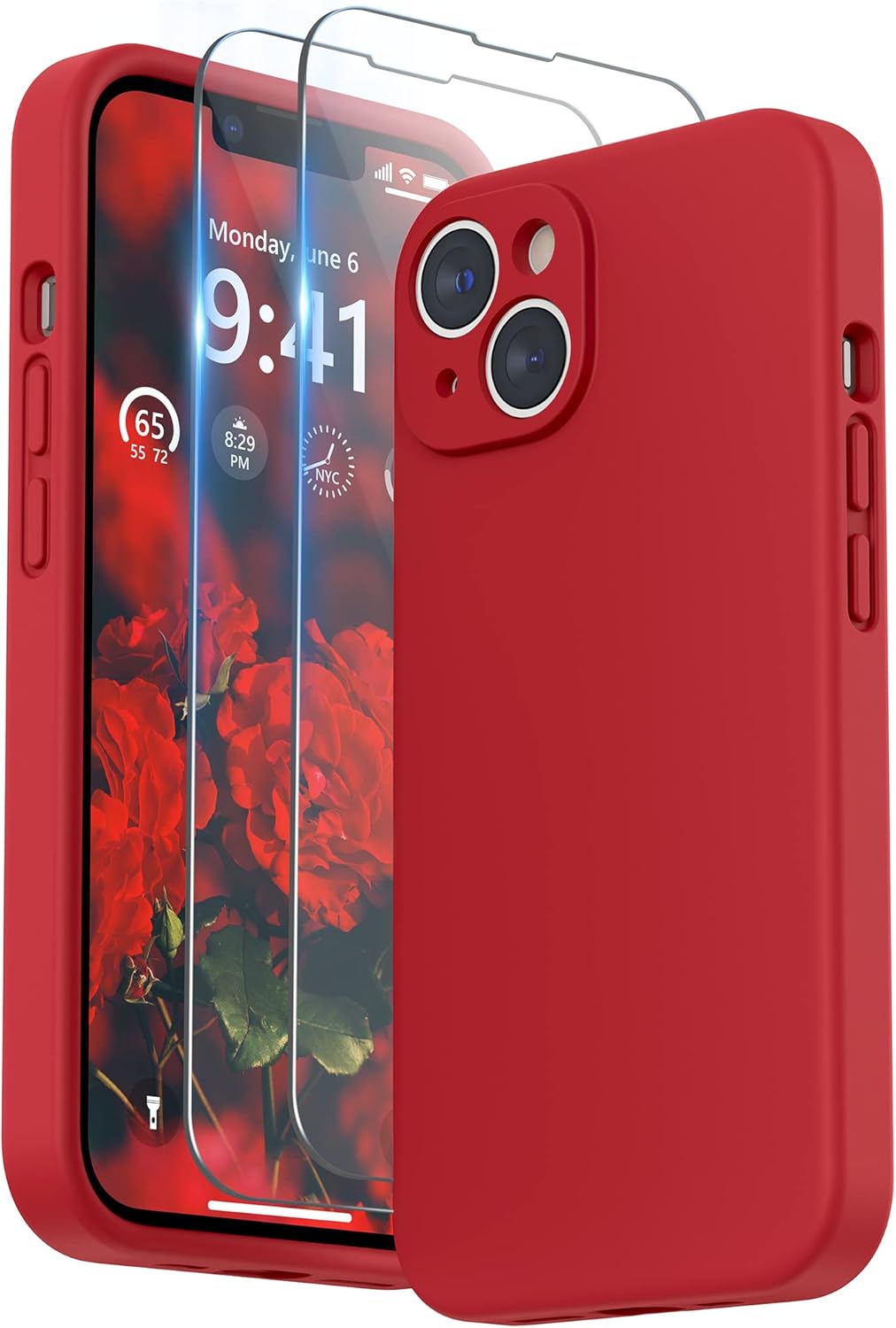 SURPHY Silicone Case Compatible with iPhone 14 Case 6.1 inch (2022 ...