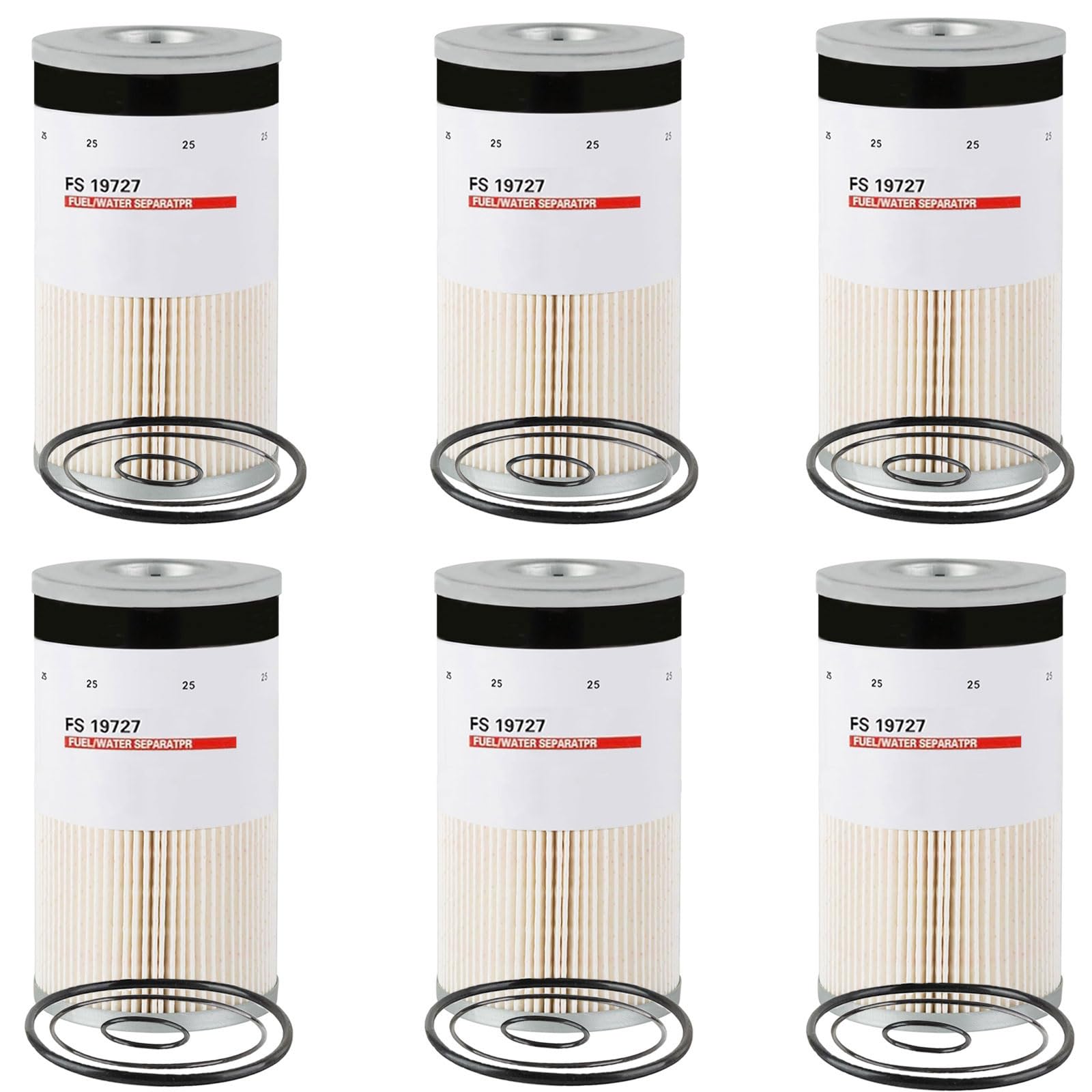 Amazon.com: PEIYAOTCO FS19727 Fuel Filter Water Separator Compatible ...