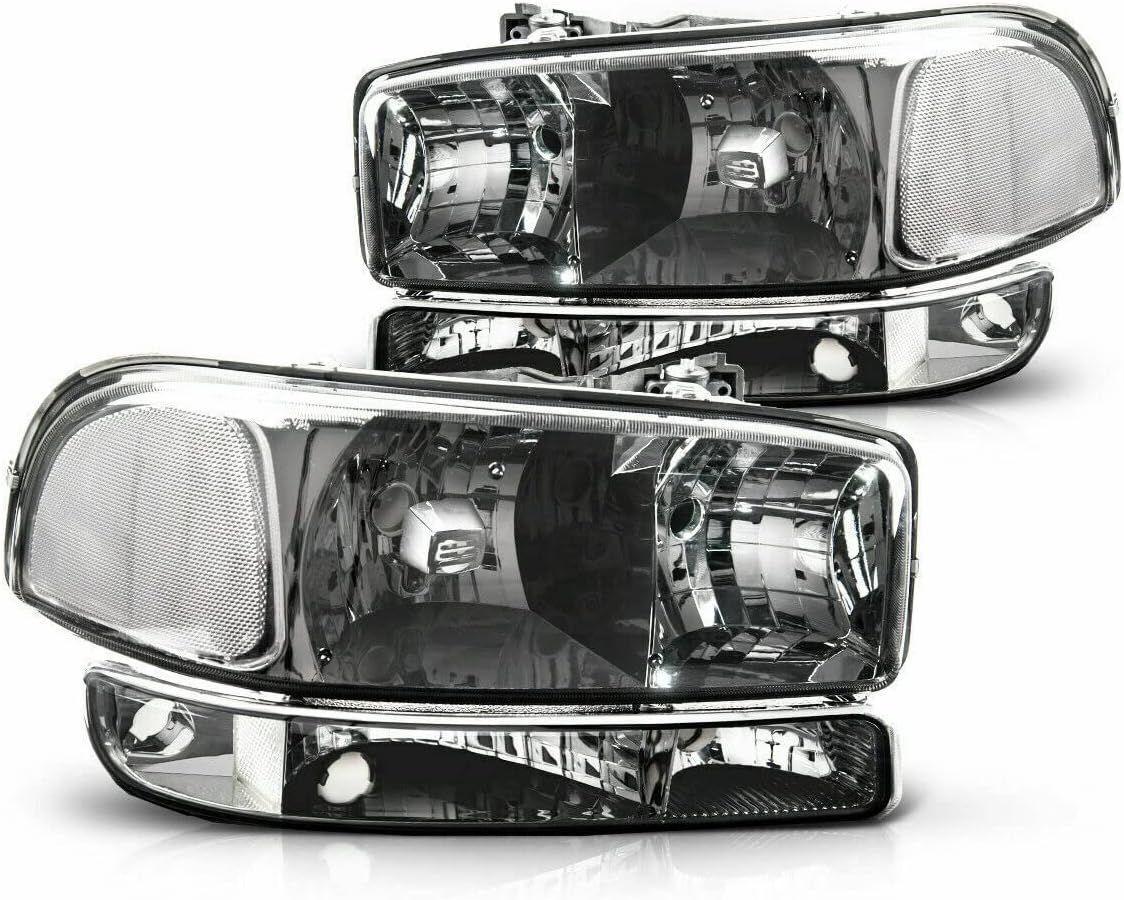 Amazon.com: APSVE Headlight Assembly Compatible with 1999-2006 GMC ...