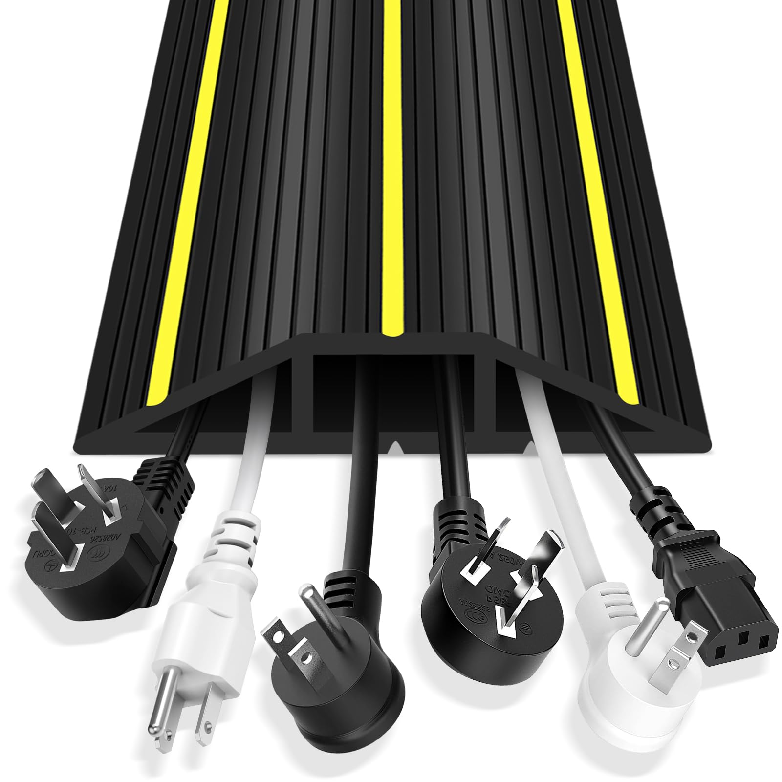 Snapklik.com : Floor Cord Cover, Heavy Duty Floor Cable Cover 6 Ft ...