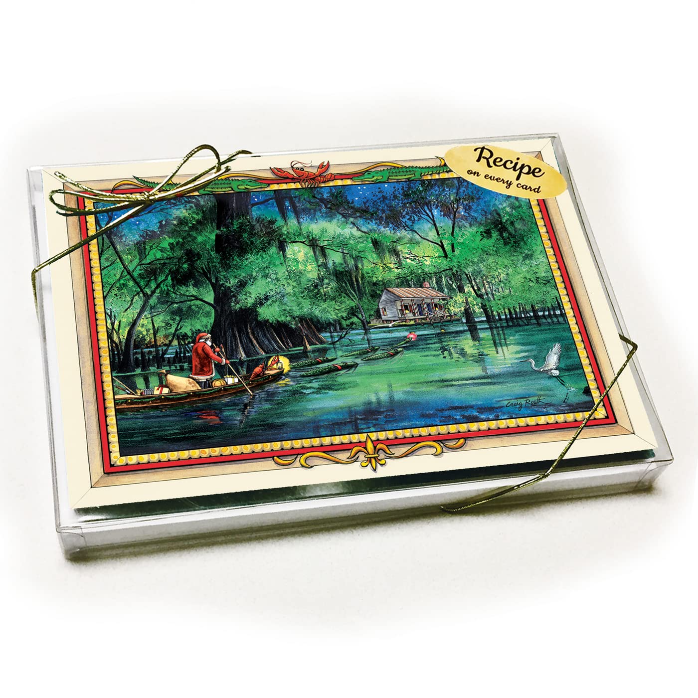 Amazon.com: The ROUTH COLLECTION Louisiana Christmas Card with Recipe ...