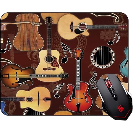 Amazon.com: Guitar Chords Music Low Profile Thin Mouse Pad Mousepad ...