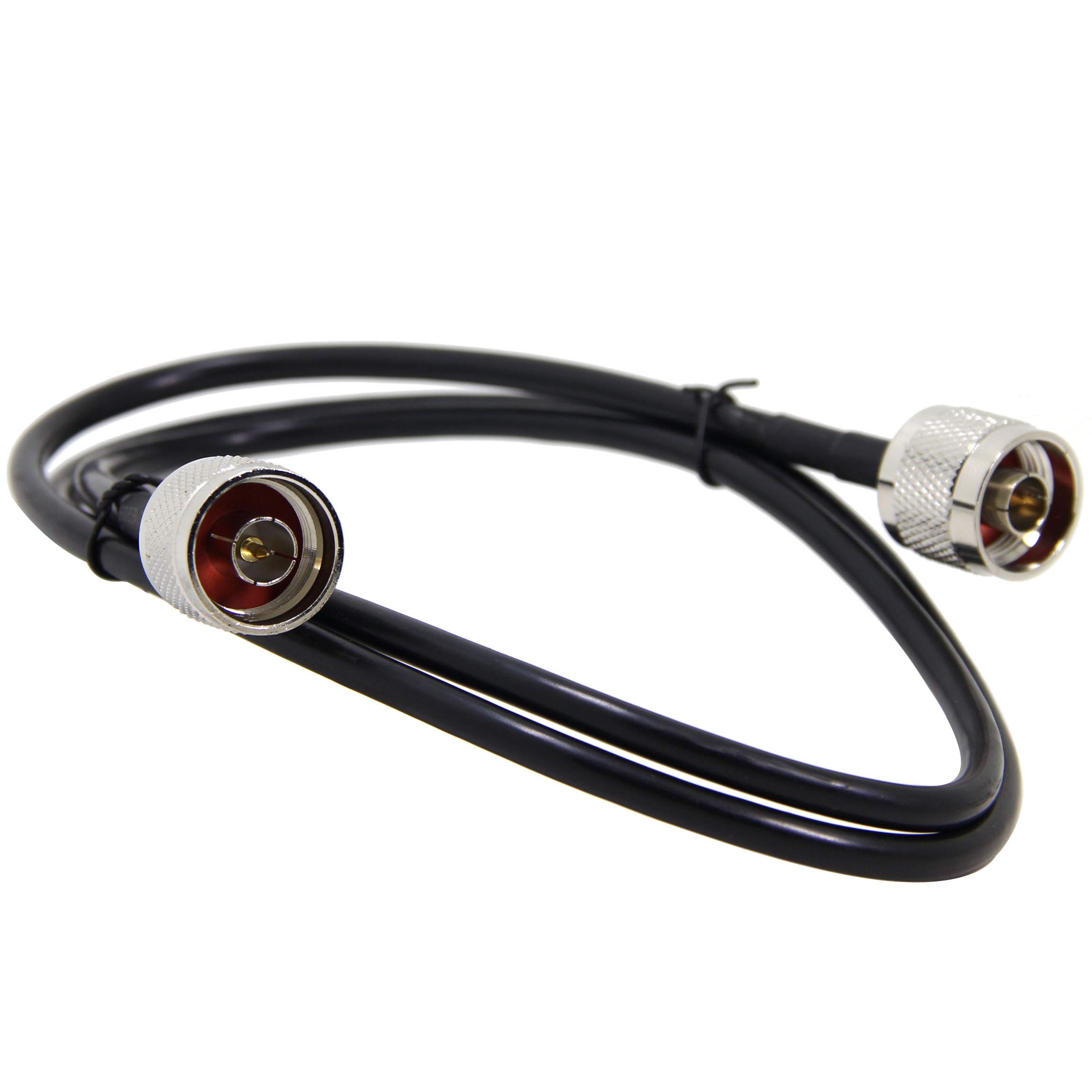 Snapklik.com : 50 Ohm Ultra Low Loss N-Type Coax Cable 10ft, N Male To ...