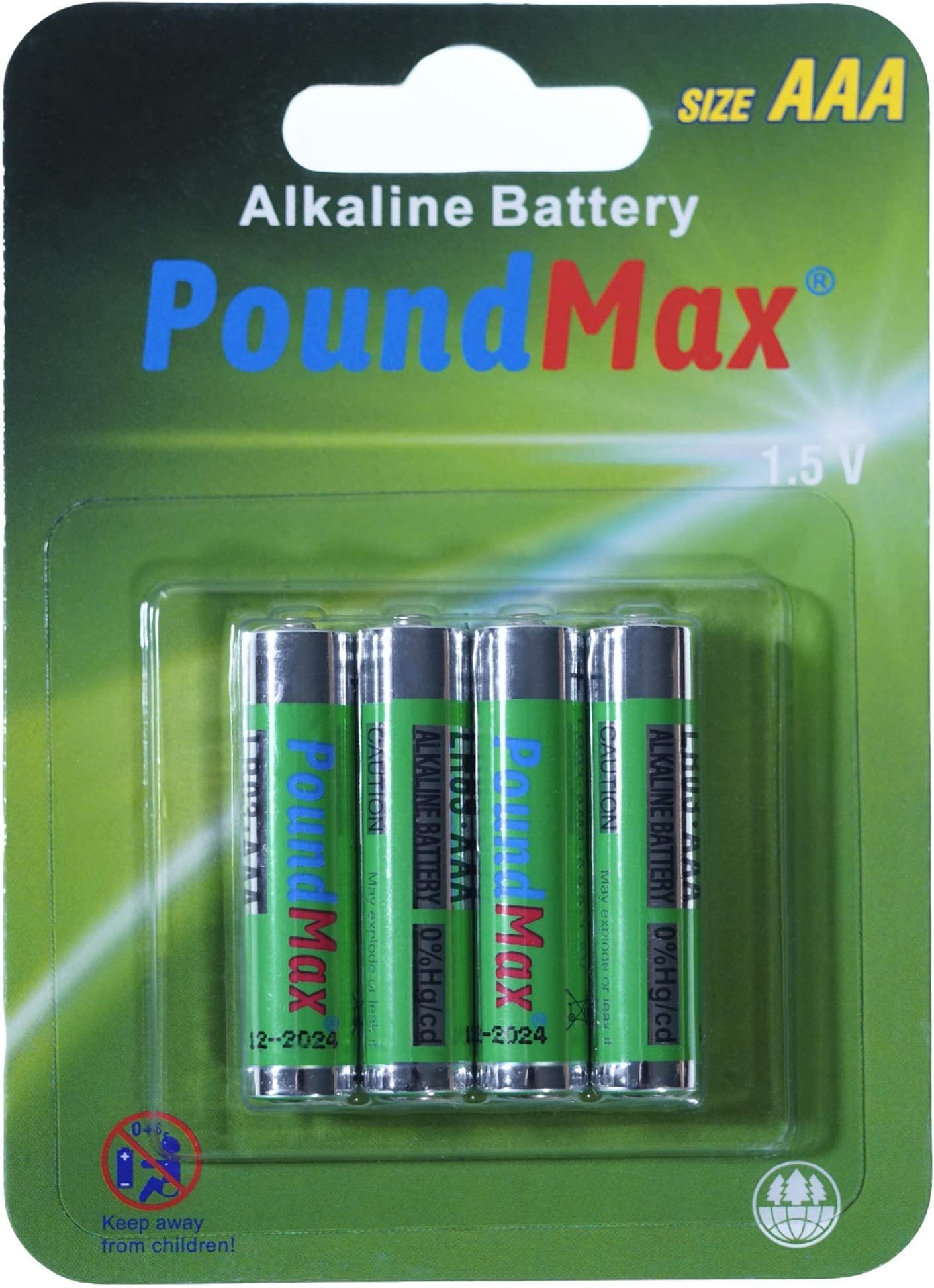5 X PoundMax 910A LR1 N Type MN9100 1.5V Alkaline Batteries: Amazon.co ...