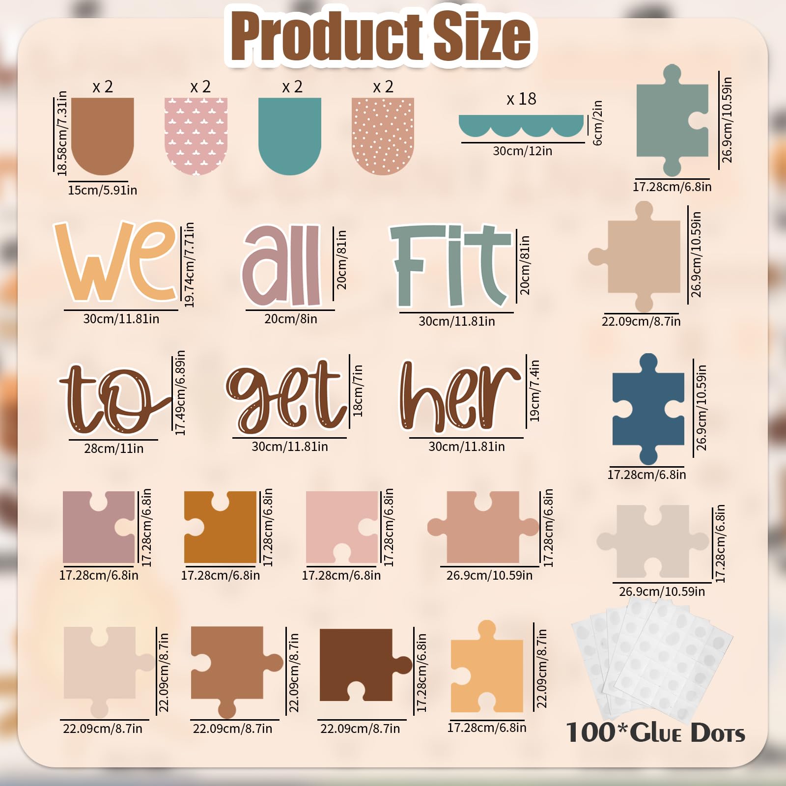 Snapklik.com : Bulletin Board Decorations, Puzzle Pieces For Bulletin ...