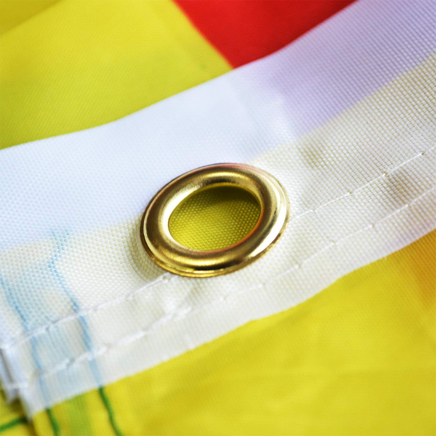 MOFAN Old Ethiopia Flag 3'x5' Quality Polyester - Canvas Header and ...