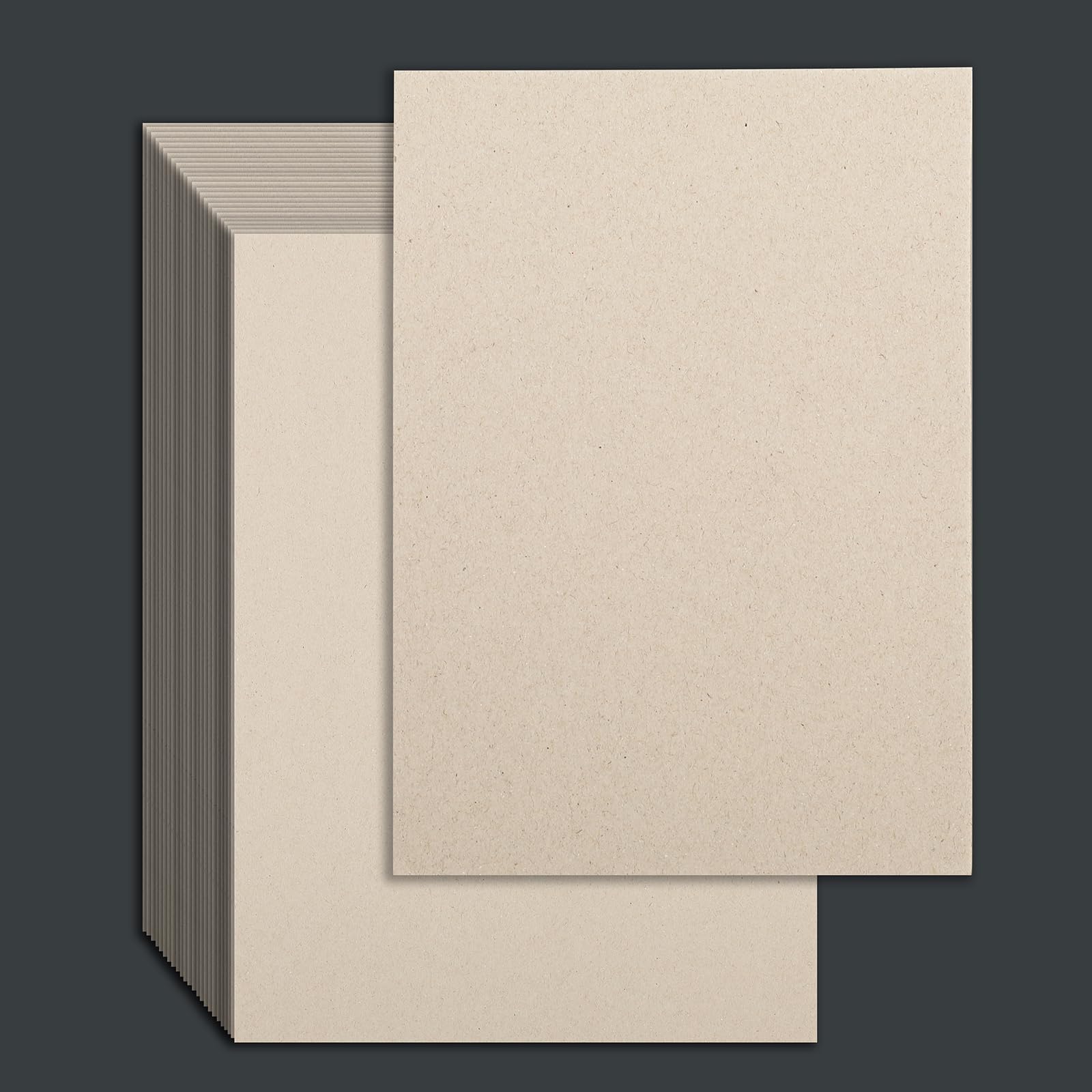 Amazon.com: 25 Pcs Book Board, Binder Board, Cover Board, Grey Board ...