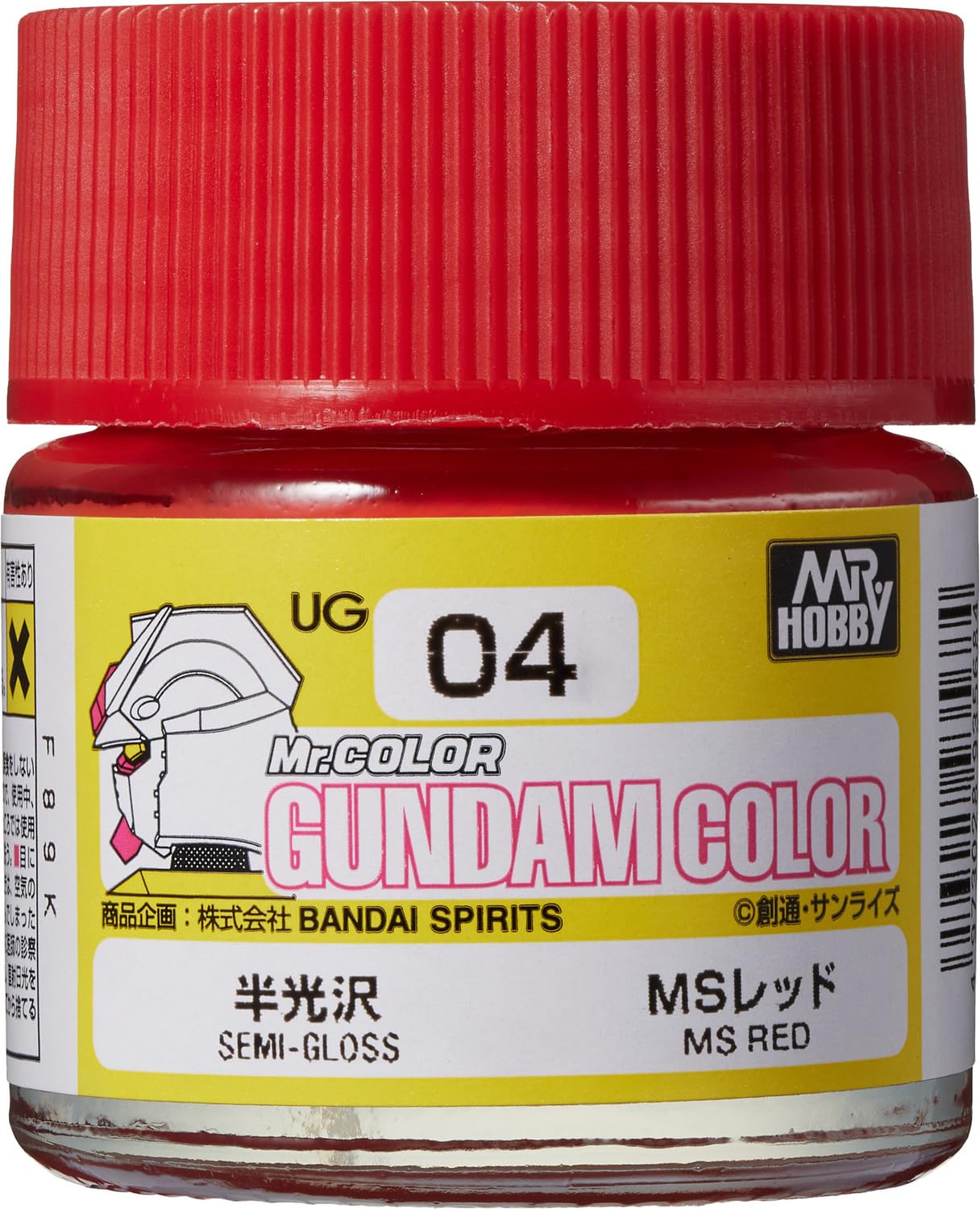 Amazon.com: Mr. Gundam Color UG04 MS Red Paint 10ml. Bottle Hobby ...
