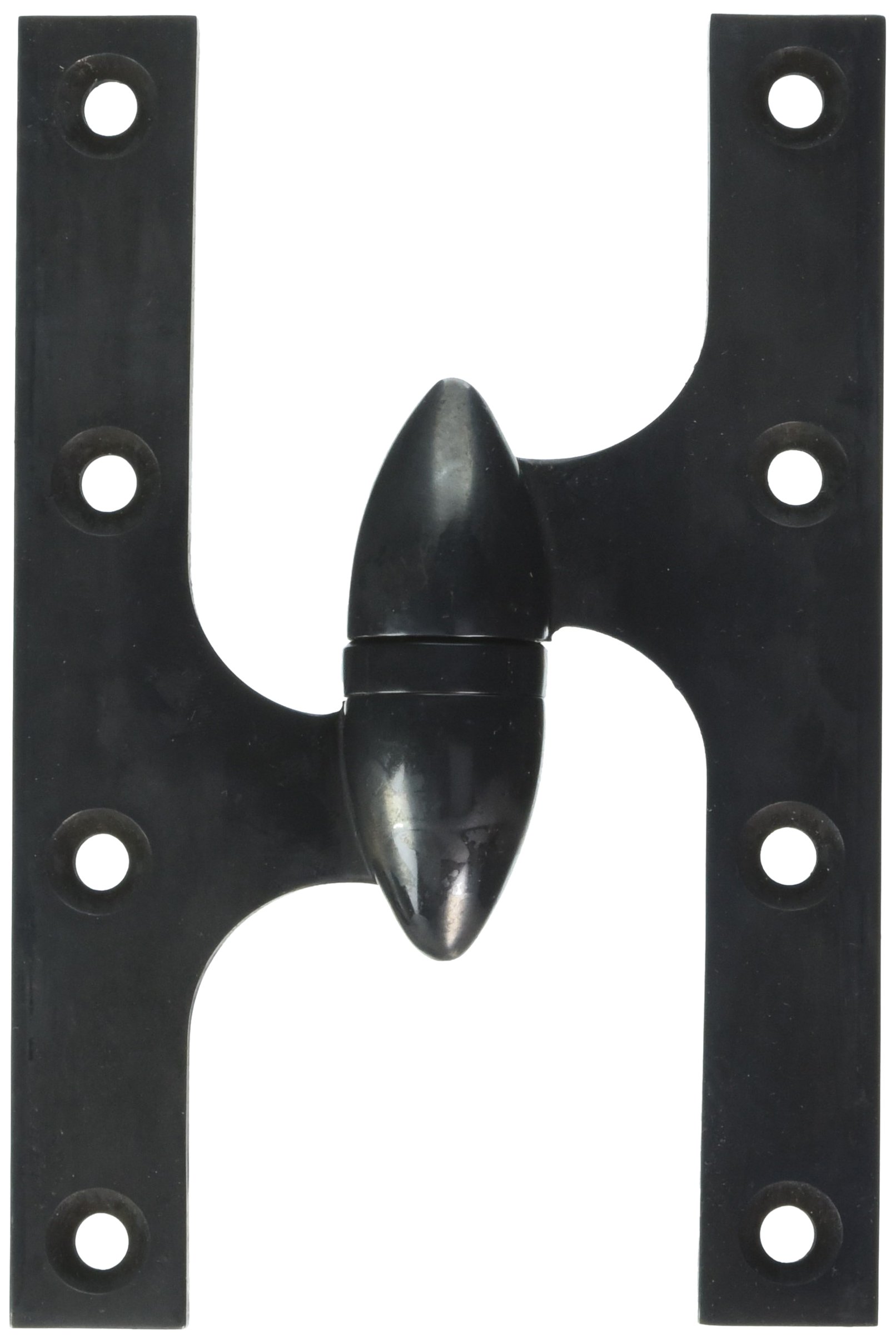 Deltana OK6040B10B-L Solid Brass 6-Inch x 4-Inch Olive Knuckle Hinge ...