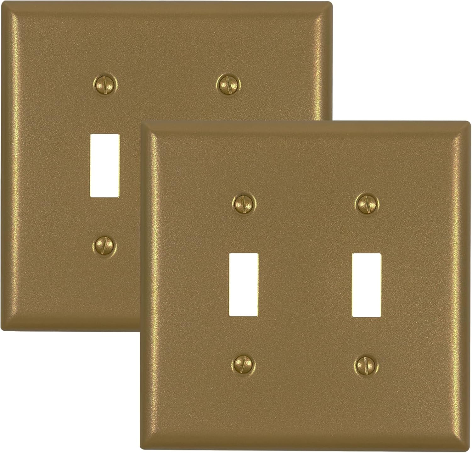 Kisrvopn Metal Electrical Outlet Covers, Light Switch Cover Wall Plates ...