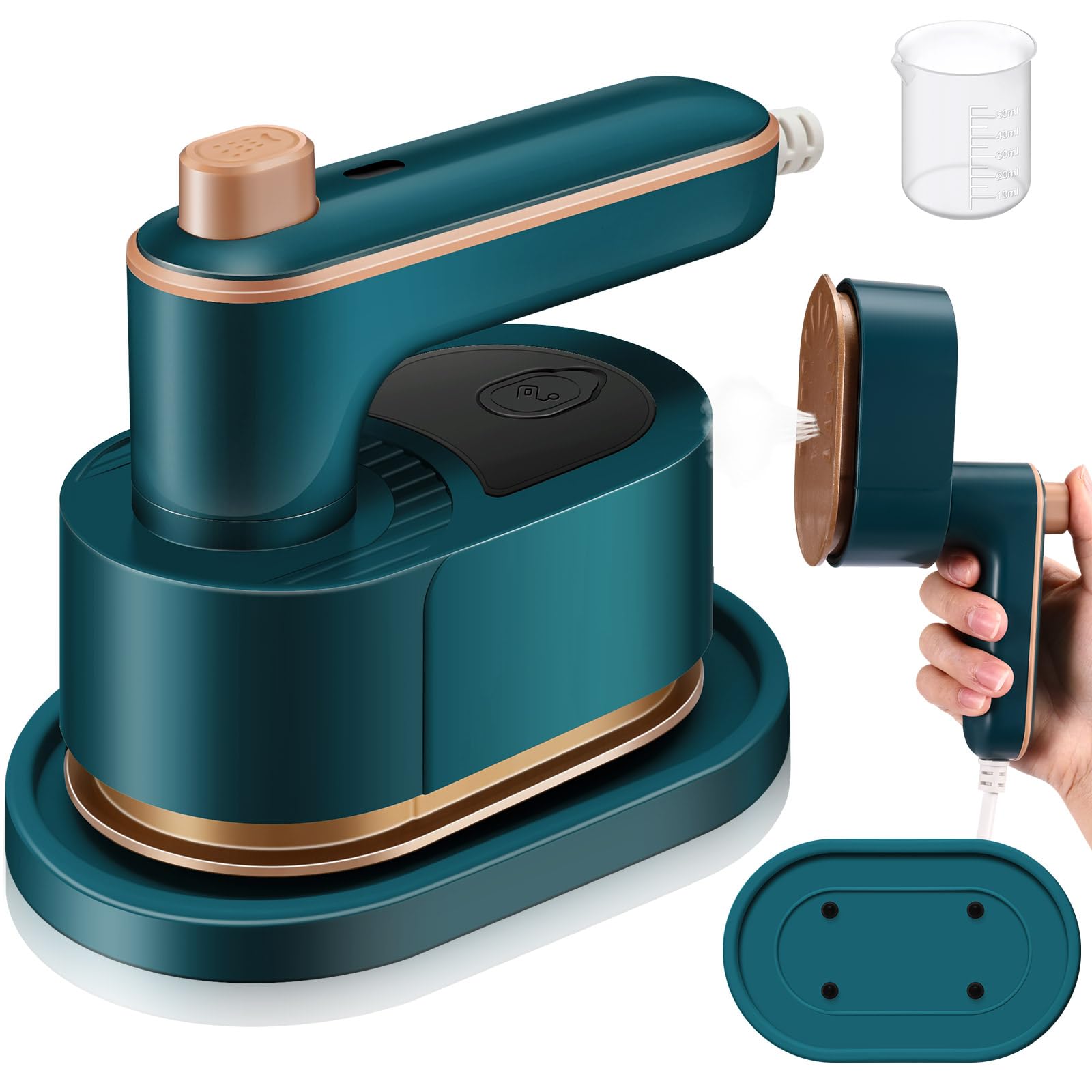 Amazon.com: Leriton Portable Travel Mini Iron for Clothes 3 in 1 Travel ...