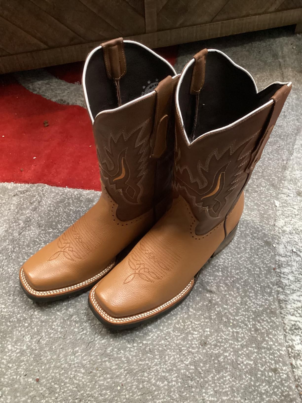 Amazon.com | Joe Boots VE030 Men's Western Boots: Square Toe Cowboy ...