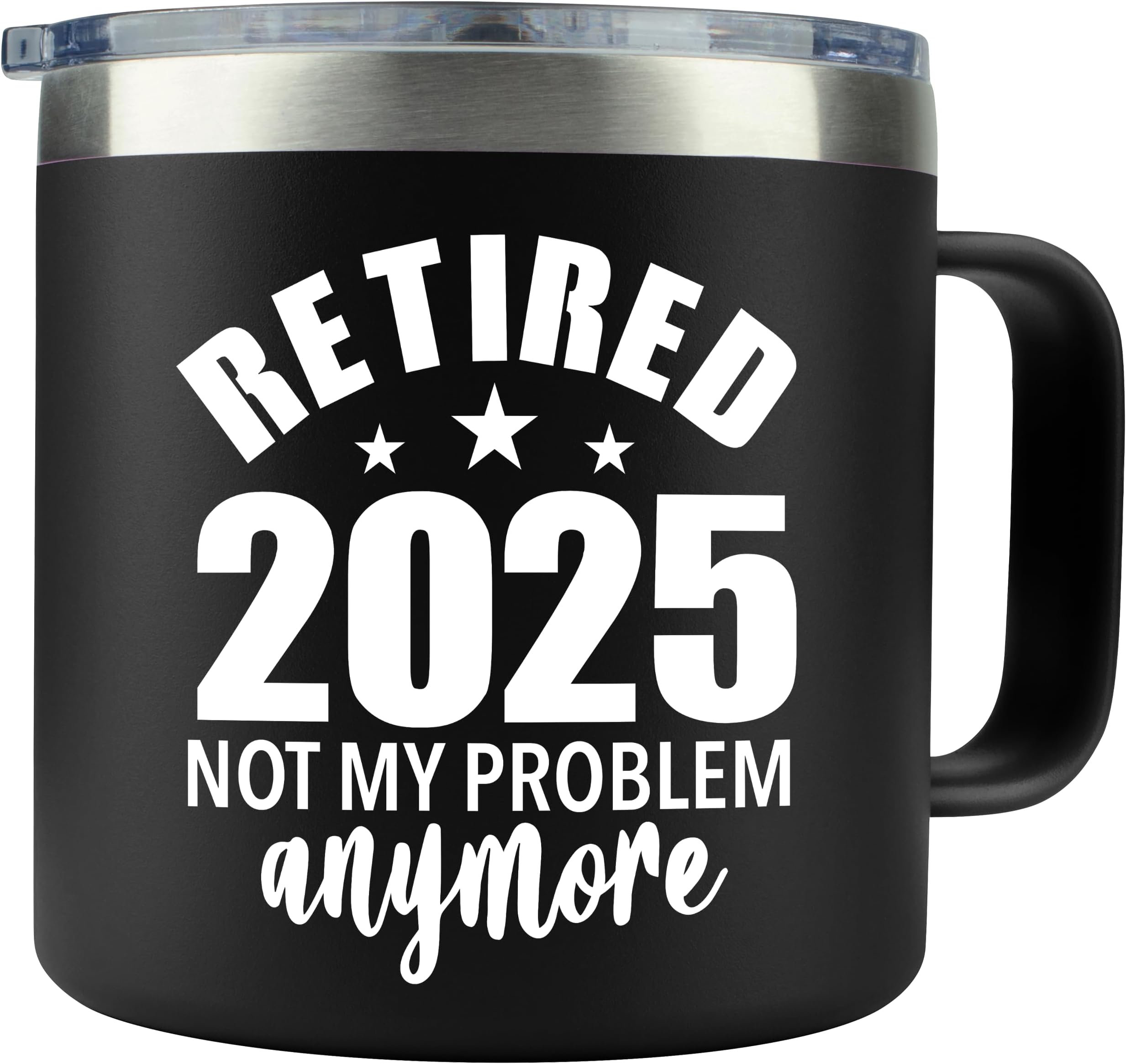 Amazon.com | Retired 2025 Not My Problem Anymore Tumbler 40Oz ...