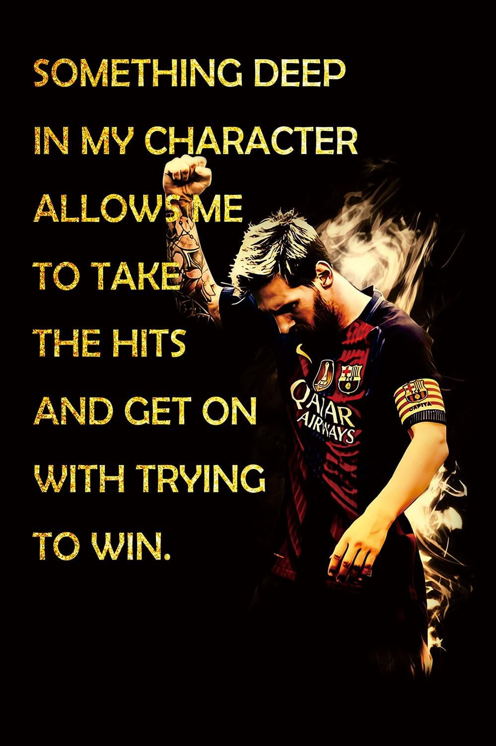 Amazon.com: Inspirational & Motivational Soccer Quotes Poster,Football ...