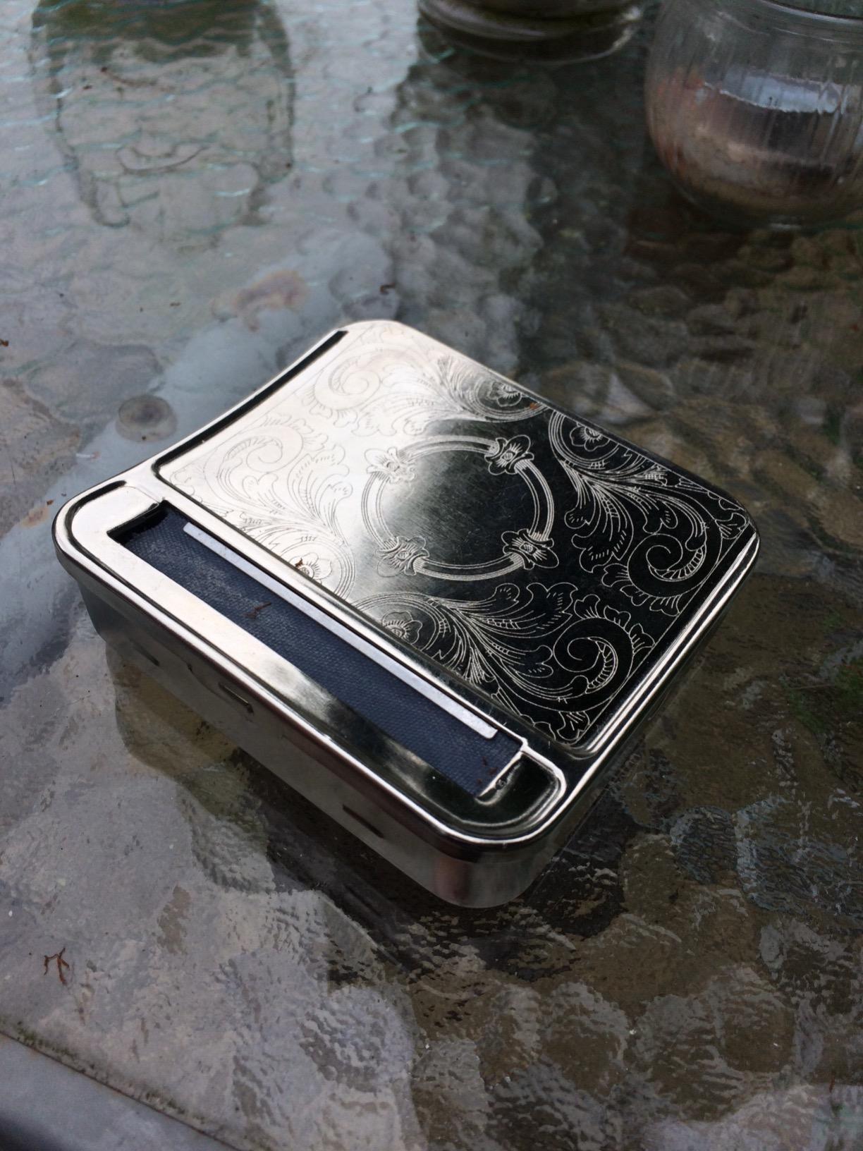 shot-in Metal Cigarette Roller Machine 70mm Tobacco Rolling Box ...