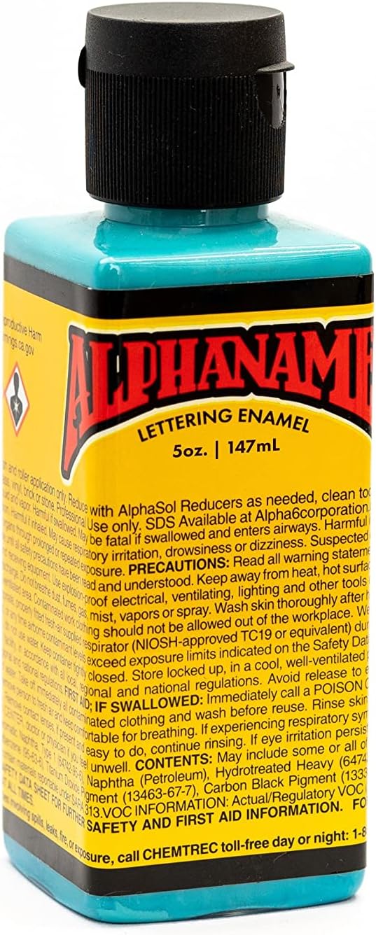 Amazon.com: Alpha 6 Alphanamel - Light Teal - Enamel Paint for ...