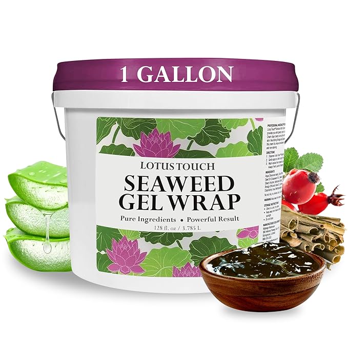 Amazon.com : Lotus Touch Seaweed Gel Showerless Body Wrap Sea Kelp ...