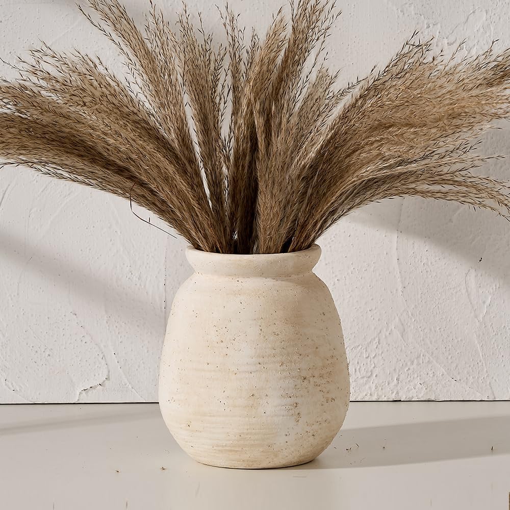 Amazon.com: Mud Pie Flared Resin Basket Weave Vase; 6" x 4 1/2" Dia ...