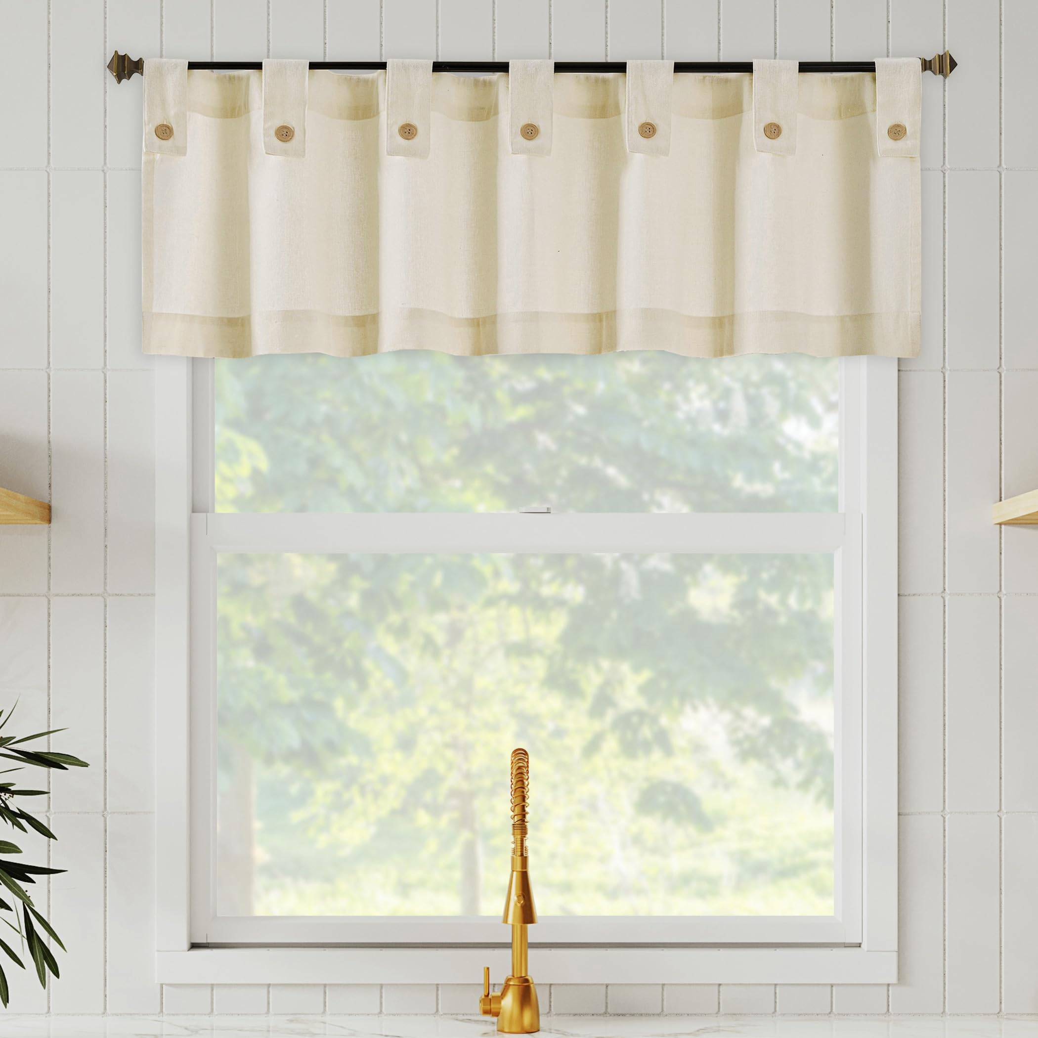 Button Tab Curtains Tab Top Curtains: Voile, Hidden & UK Styles
