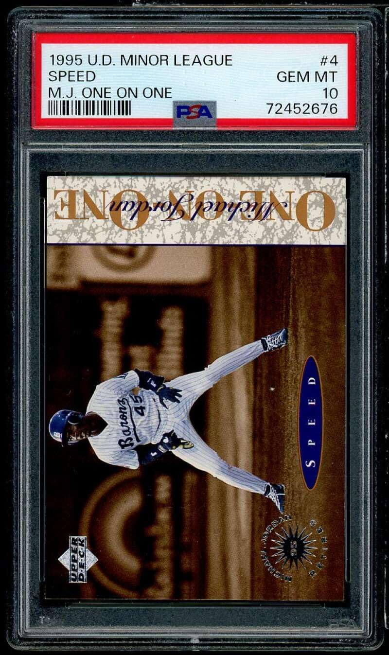 Amazon.com: Michael Jordan Baseball Rookie Card 1995 U.D. Minor League ...