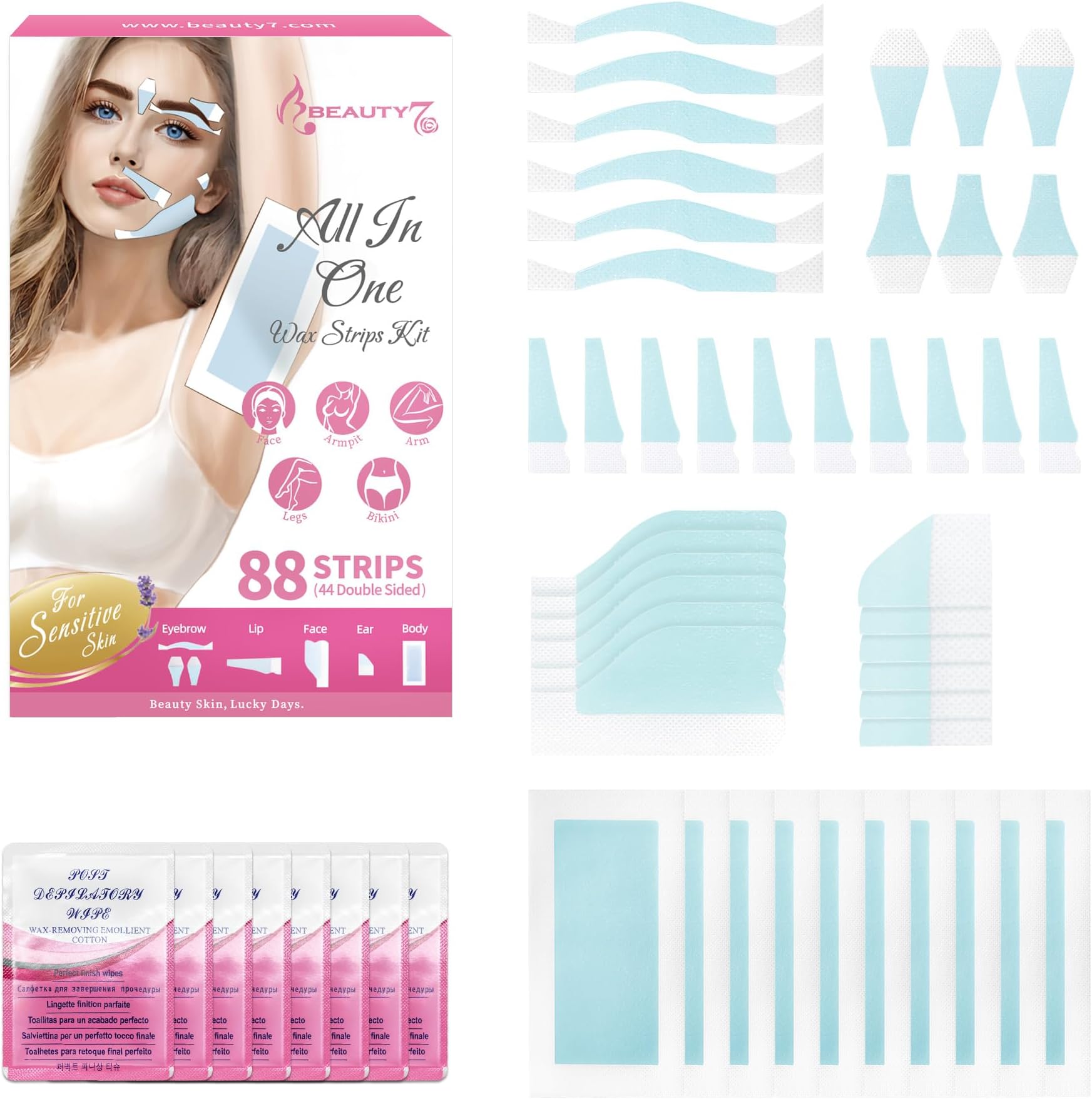 Amazon.com : Facial Waxing Pen Kit - Hair Removal for Face, Lips ...