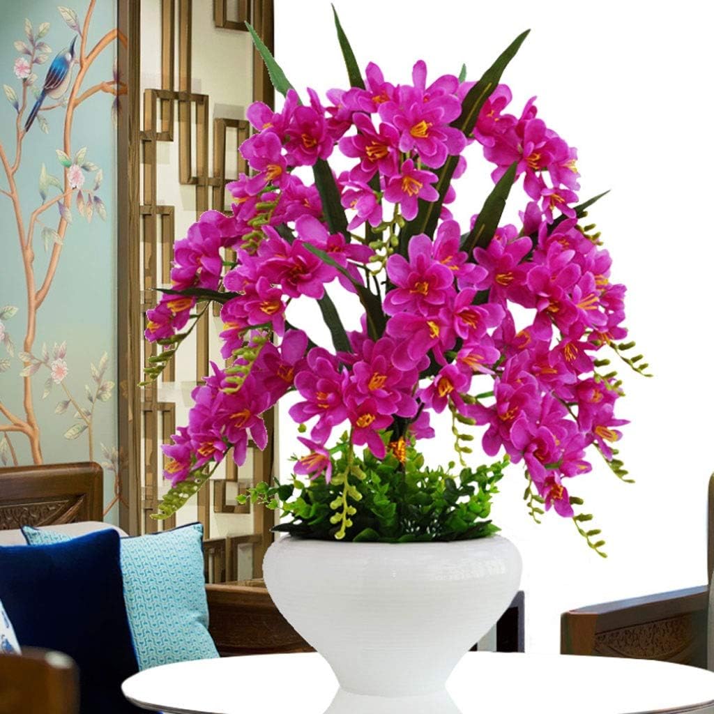 Flor artificial realista Phalaenopsis flor artificial con maceta ...