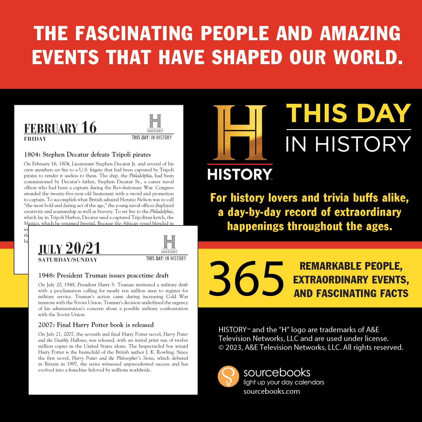 Snapklik.com : 2024 History Channel This Day In History Boxed Calendar ...