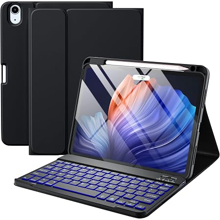 Amazon.com: iPad Air 5th 4th Generation Case with Keyboard 10.9 Inch ...
