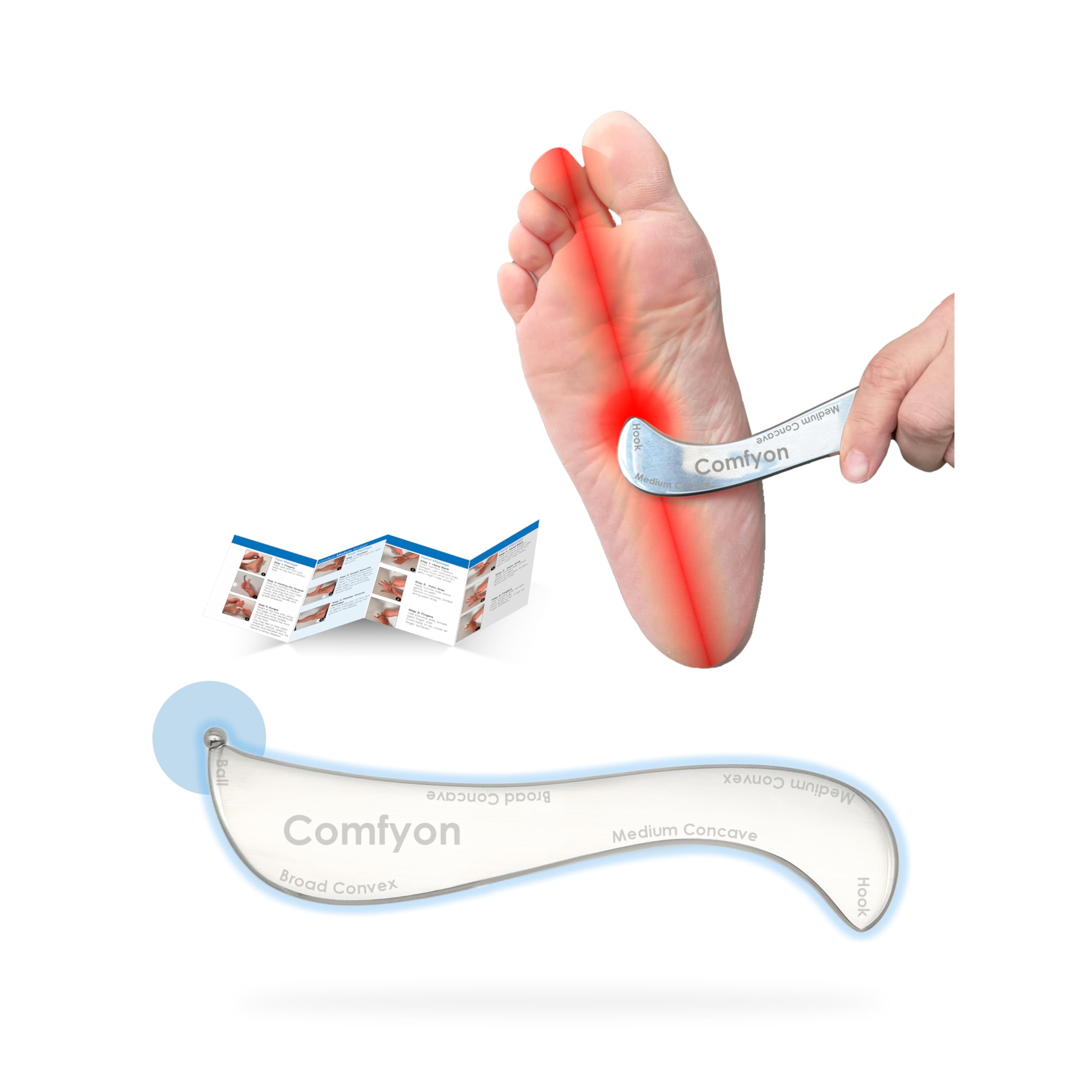 Amazon.com: Comfyon Muscle Scraper Tool/Gua Sha Muscle Scraper Tool for ...