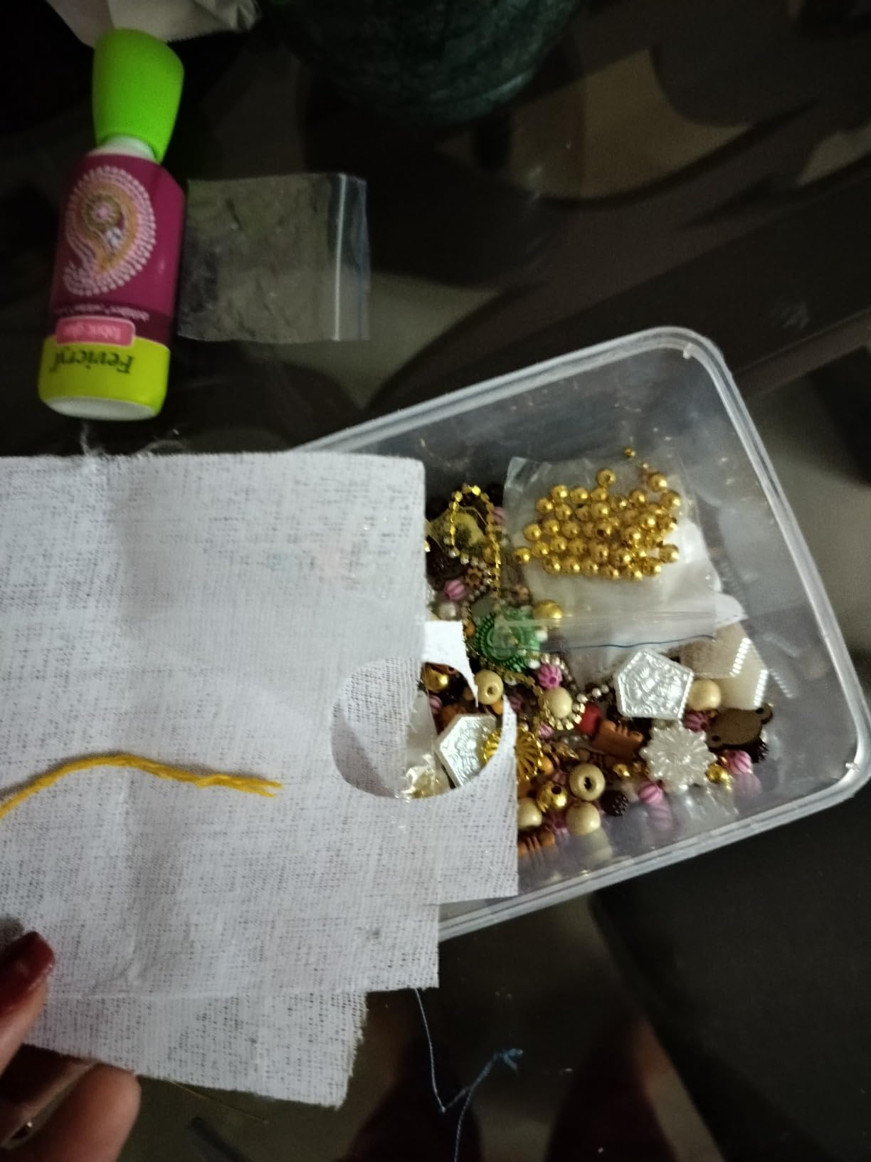 INDIKONB Kids Rakhi Making Kit DIY Set of 15+ Rakhis - Fancy Beads and ...