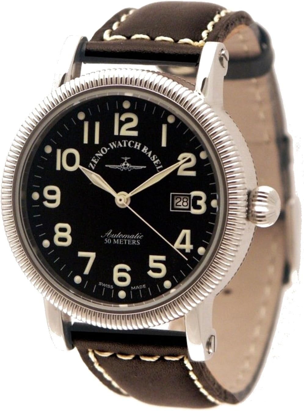 Amazon.com: Zeno-Watch Mens Watch Nostalgia Automatic 98079-a1 ...