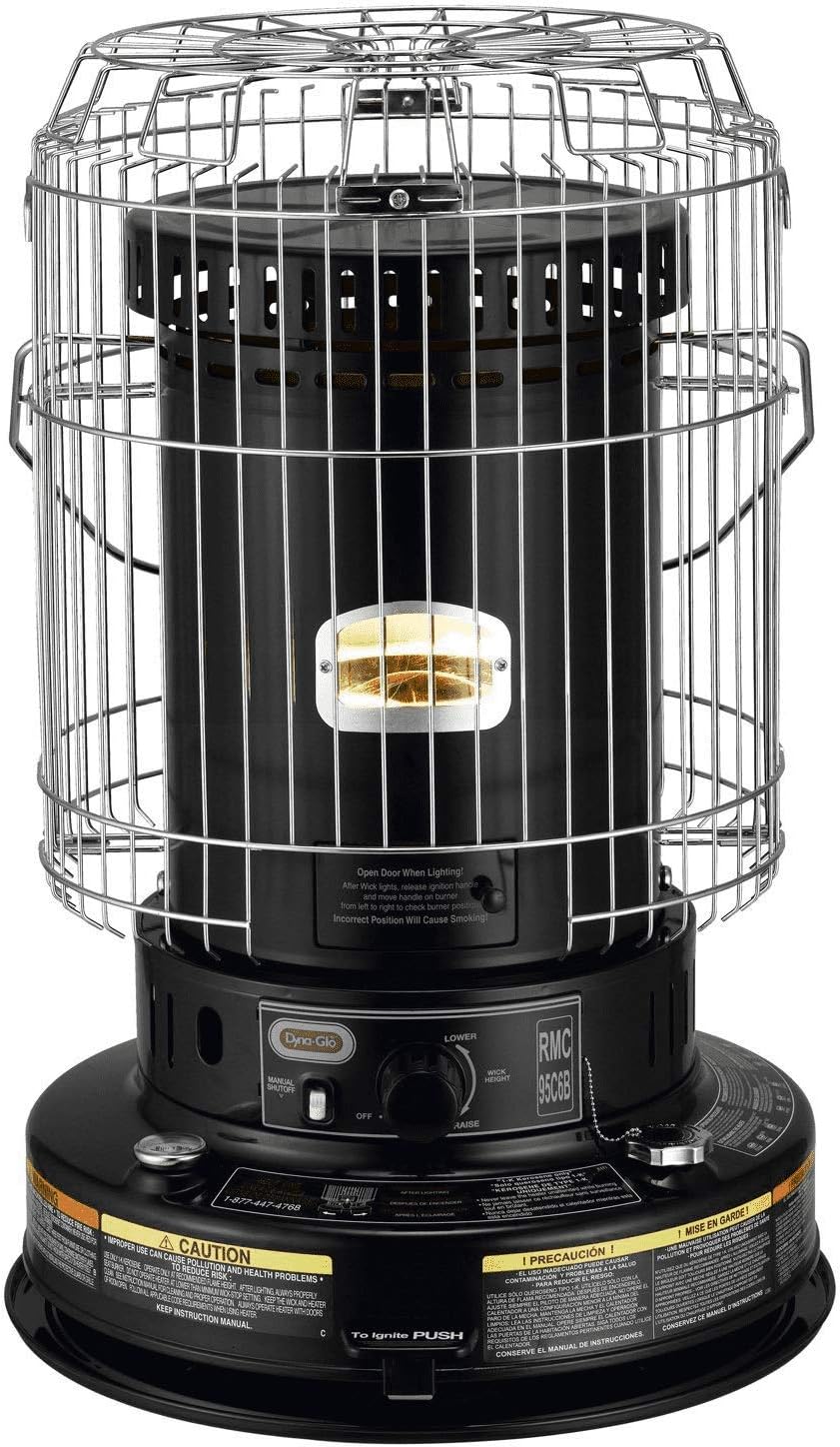 Amazon.com: Dyna-Glo RMC-95C6B Indoor Kerosene Convection Heater, 23000 ...