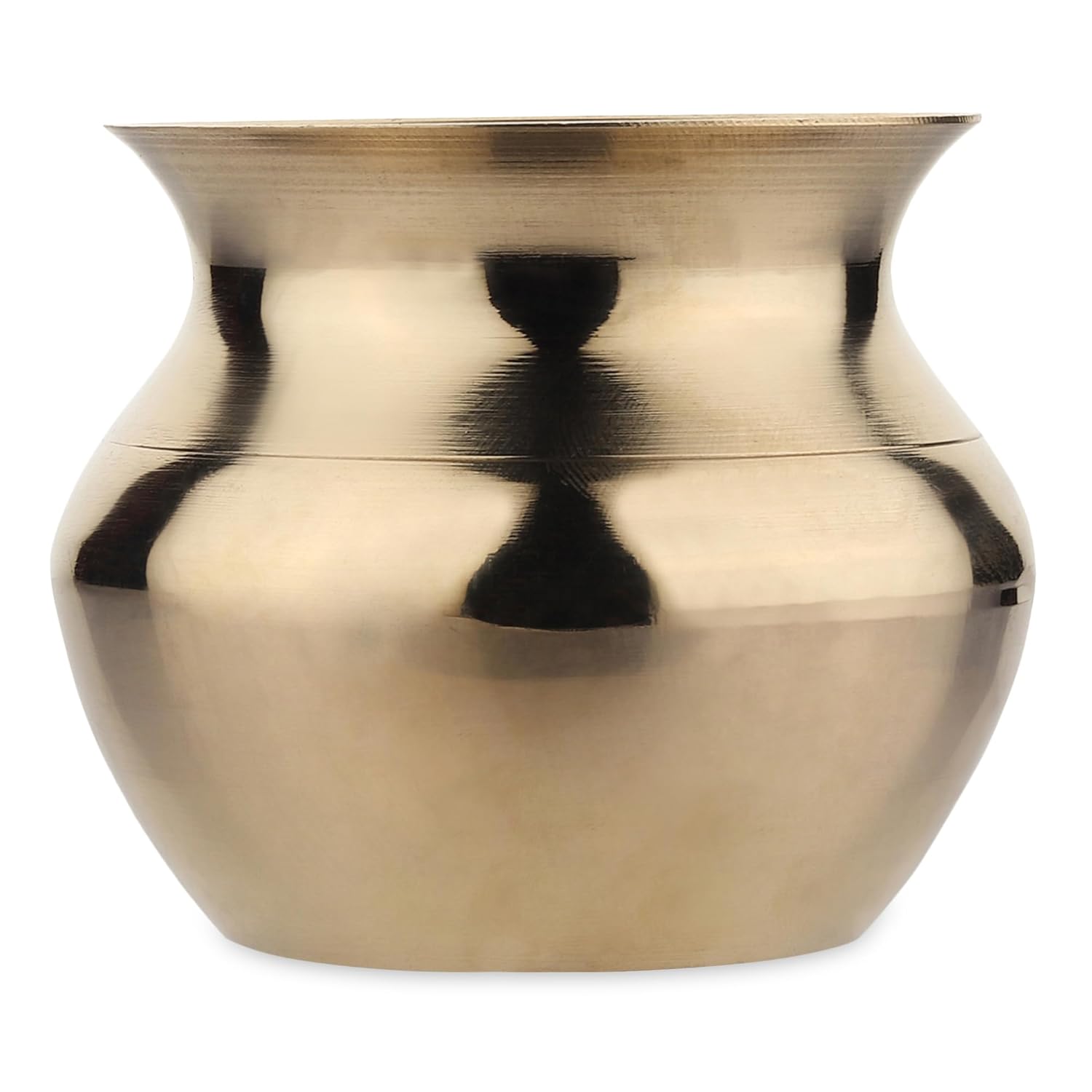 TORPPEZA Indian Pure Brass Golden Color lota for use Pooja, Home ...