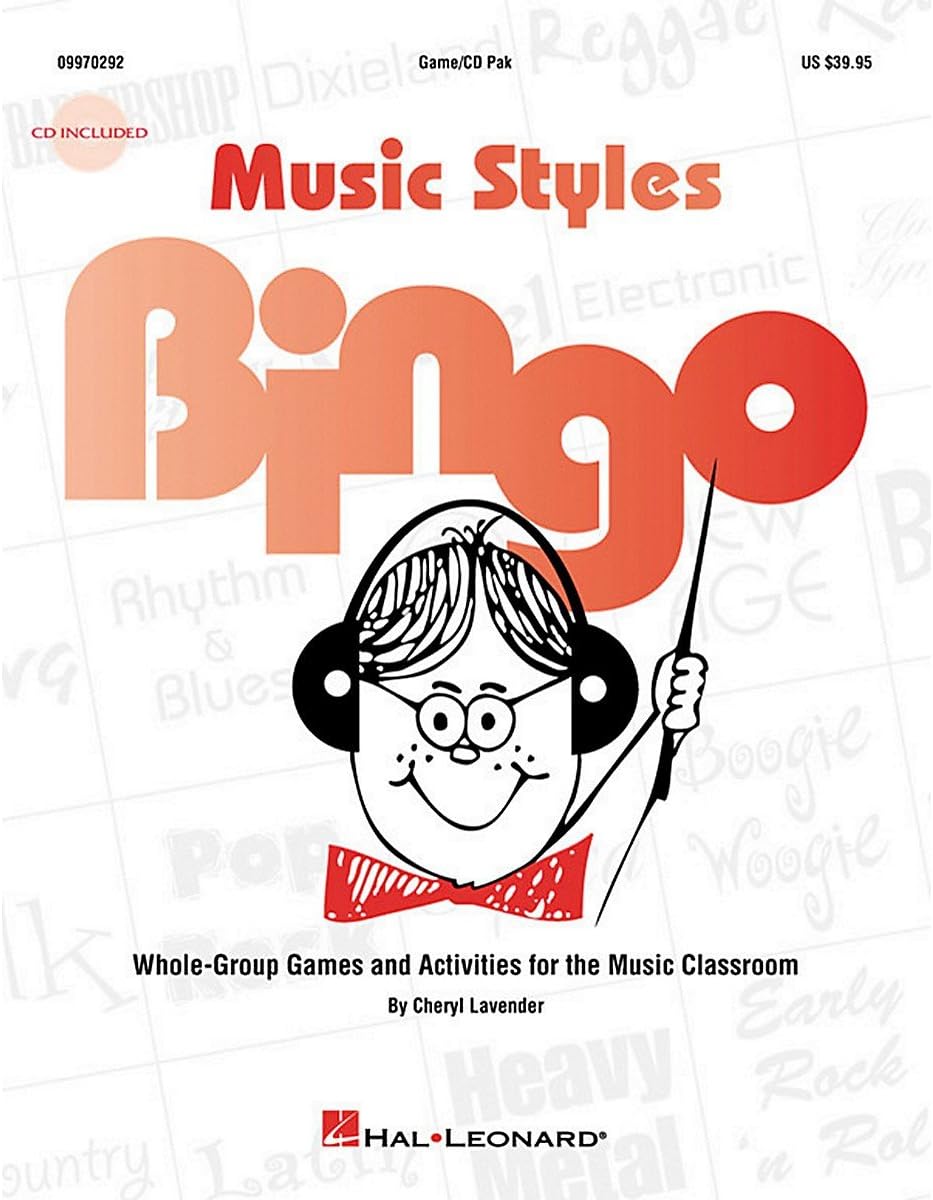 Amazon.com: Music Styles Bingo Game & CD Pack : Musical Instruments