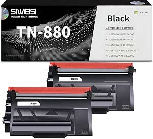 Amazon.com: TN880 TN-880 TN 880 Toner Cartridge 2-Pack Compatible for ...