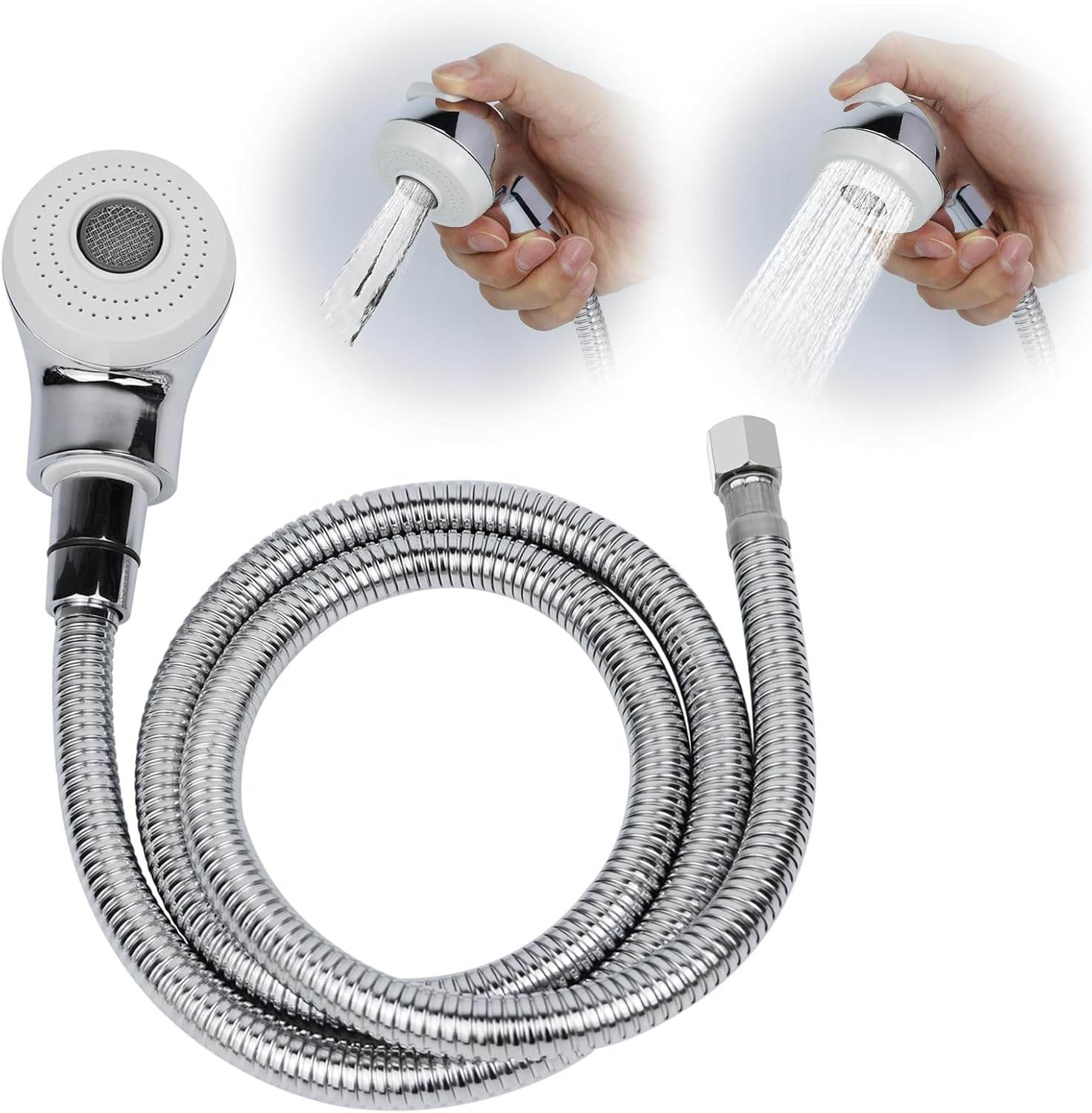 Amazon.com: LukLoy Shampoo Bowl Sprayer Hose, 1/4" Nut Portable Salon ...