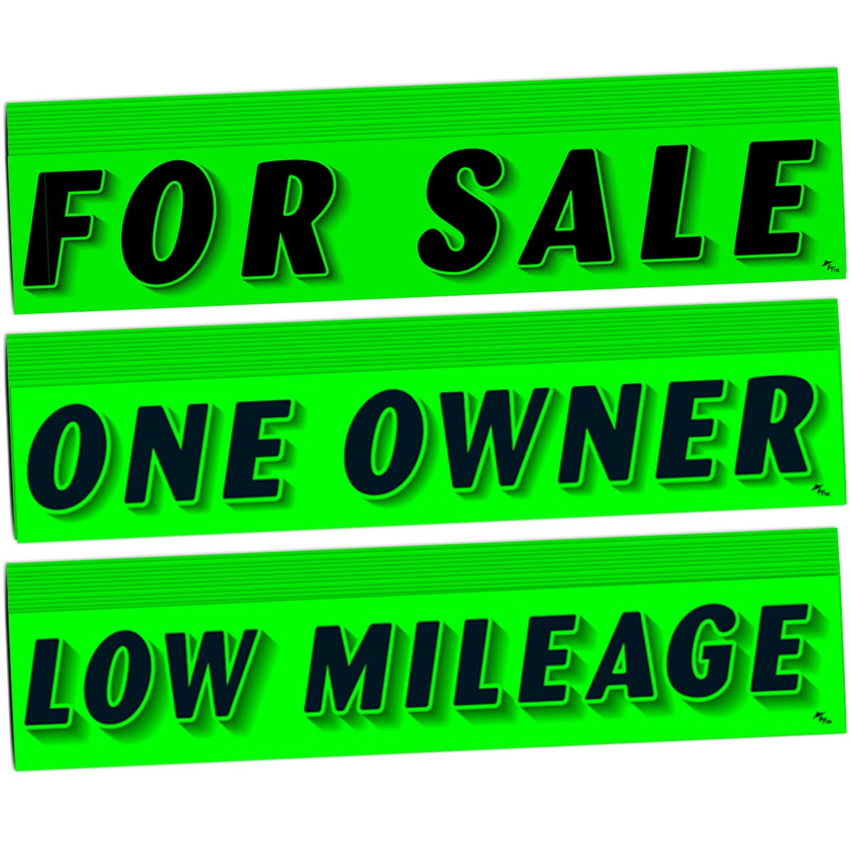 Amazon.com: Versa Tags Windshield Slogan Stickers 12 Pack of for Sale ...