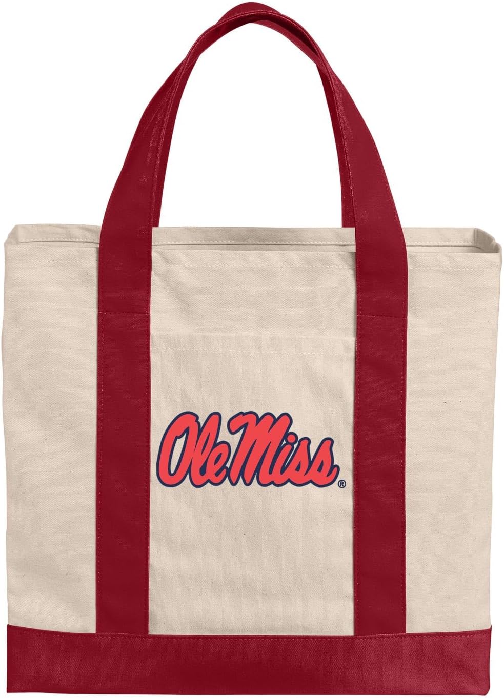 Amazon.com: Ole Miss Tote Bag Canvas Official Ole Miss Tote Bags ...
