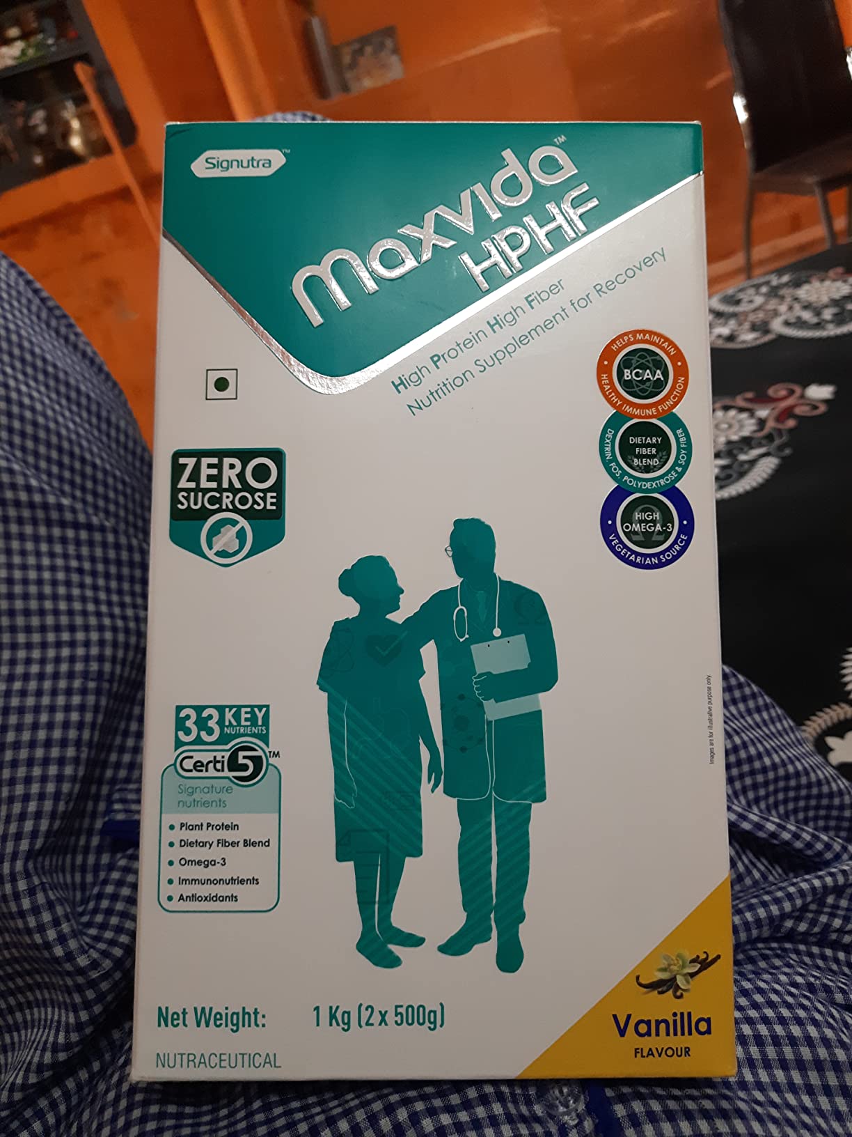 Maxvida HPHF-High Protein High Fiber Nutritional Supplement for ...