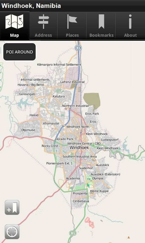 Offline Map Windhoek, Namíbia - CNM - Aplicativo na Amazon Appstore