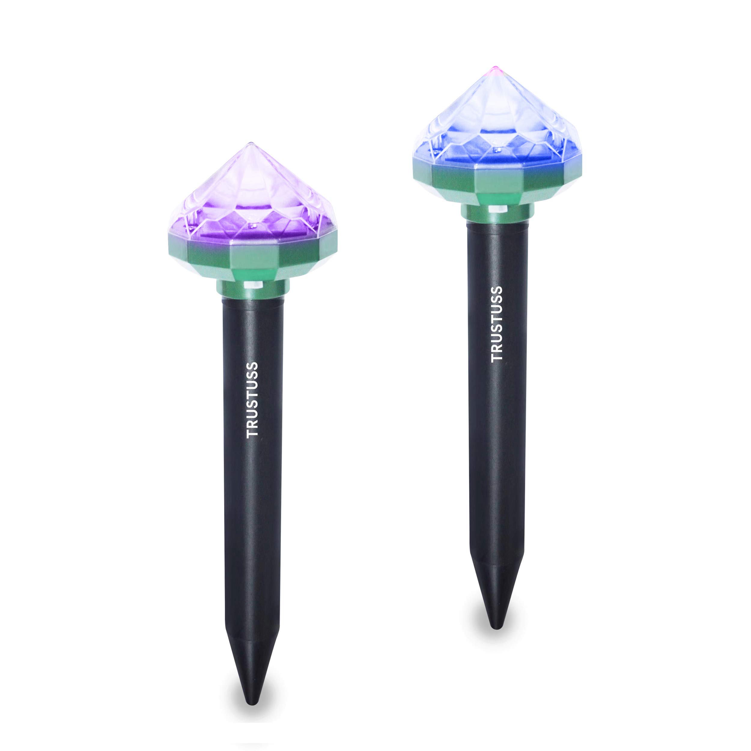 Buy TRUSTUSS Solar sonic Mole Repeller spikes ultrasonic repellent ...