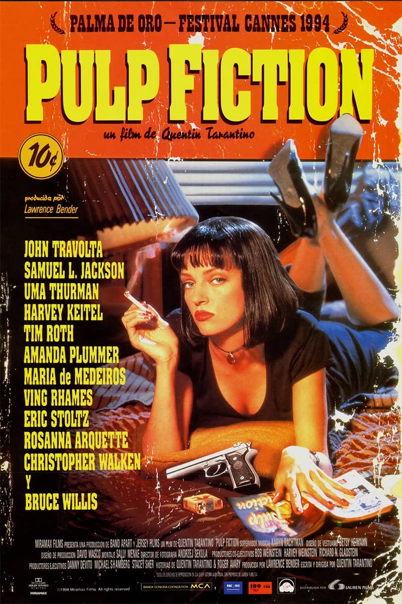 Pulp Fiction [Blu Ray] [DVD]: Amazon.es: John Travolta, Samuel L ...