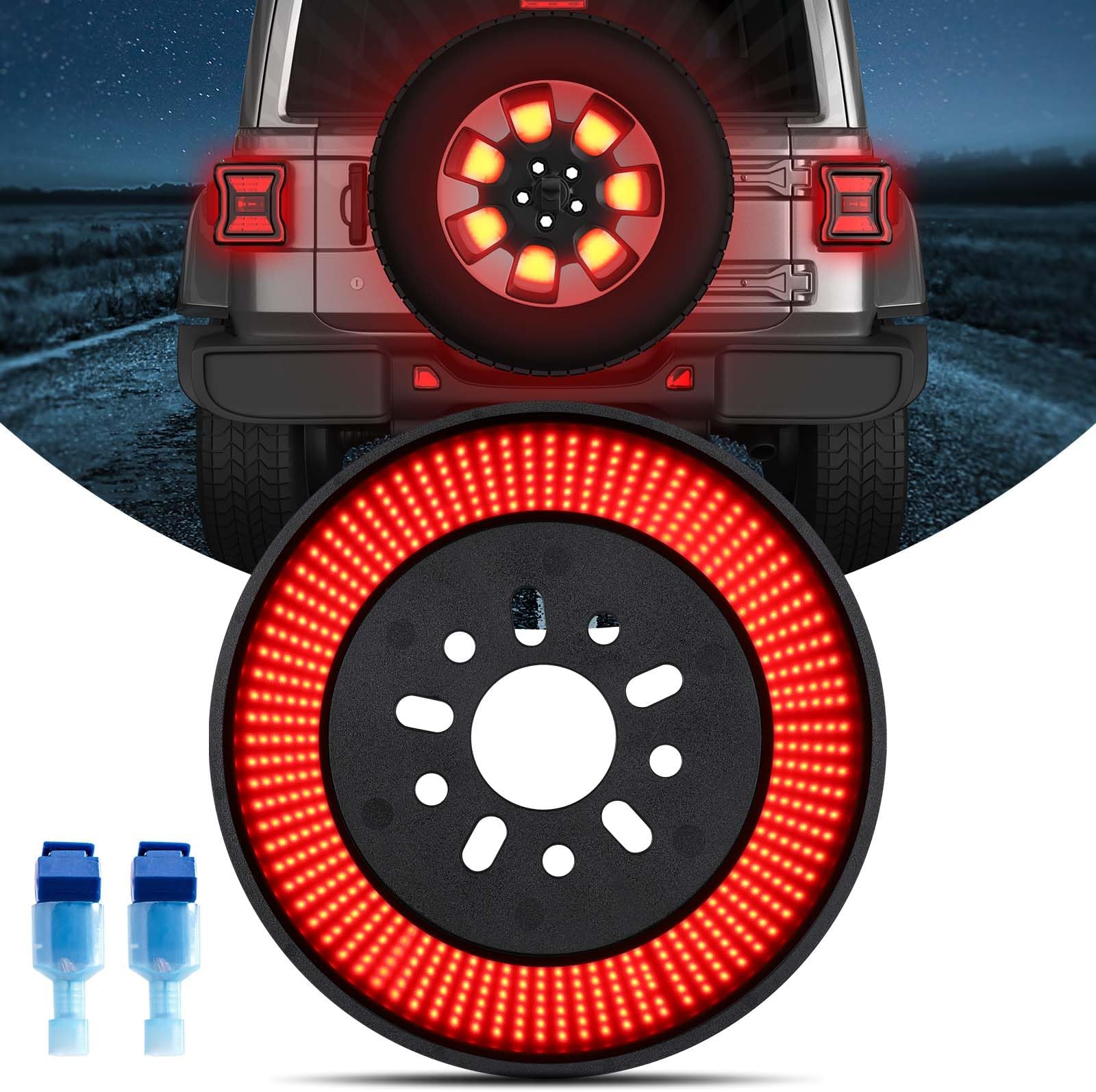 Amazon.com: Gubebaili Spare Tire Brake Light for Jeep Wrangler JK 2007 ...