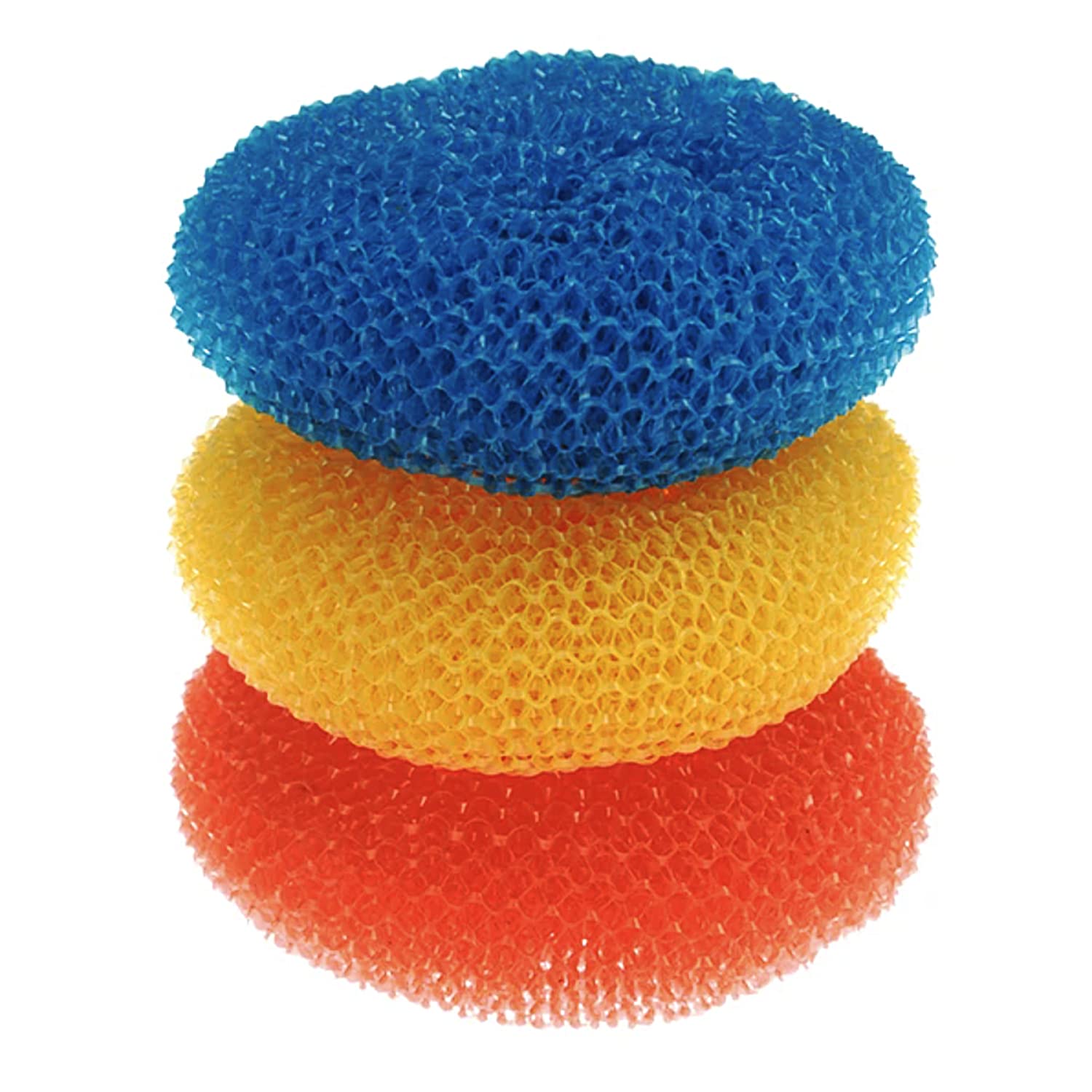 Lola Plastic Mesh Scourer In Net Bag, 3-Pack : Amazon.in: Health ...