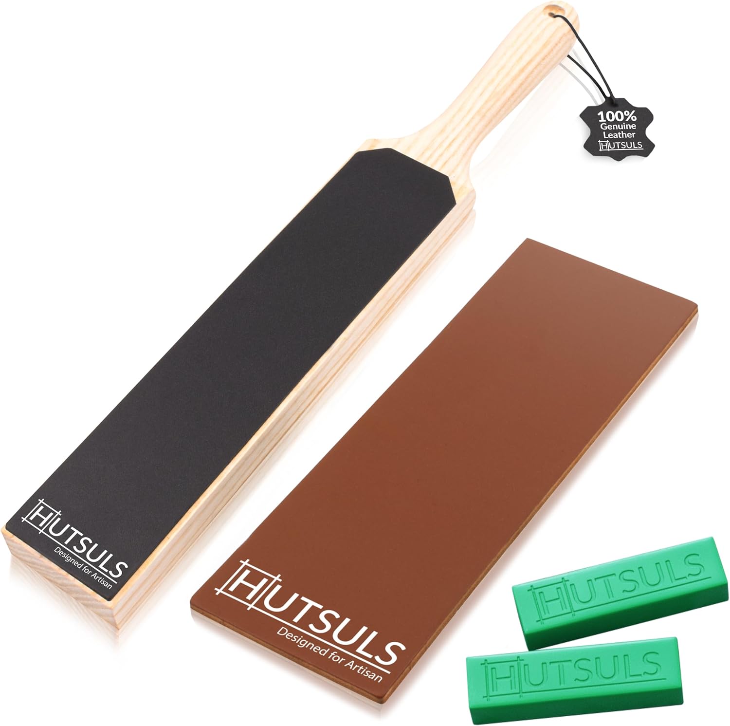 Amazon.com: Hutsuls Paddle and Brown Stropping Leather - Get Razor ...