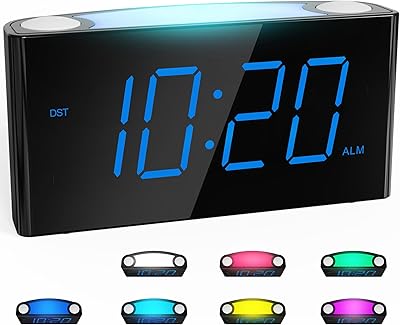 Amazon.com: SHARP Home LED Digital Alarm Clock – Swivel Base - Outlet ...