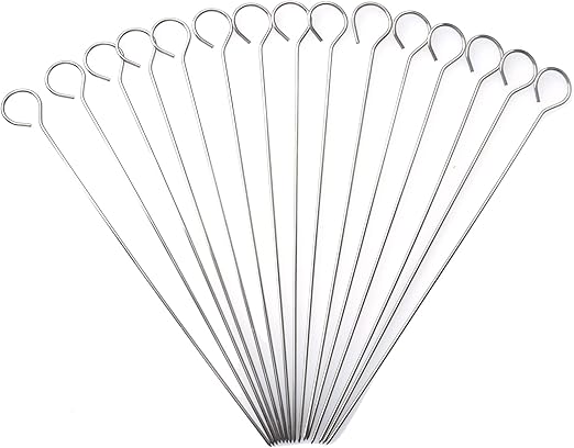 Ruwado 15 Pcs 20cm Turkey Lacers for Trussing Turkey Short Stainless ...